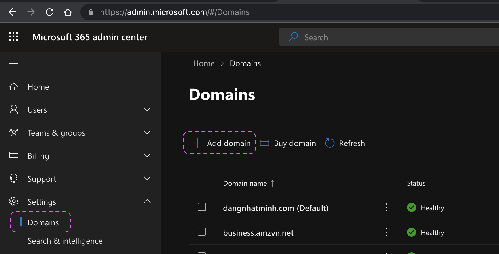 Hướng dẫn cách add domain trong Microsoft Office 365
