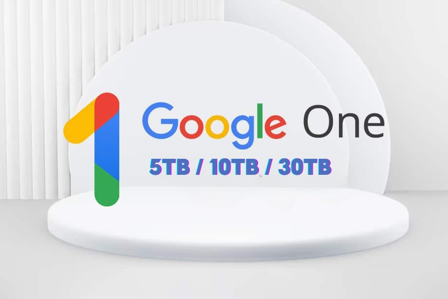 Nâng cấp Google One 5TB 10TB 30TB chính chủ 10 năm