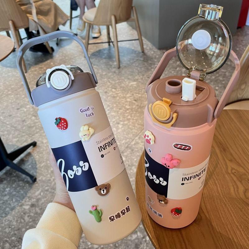 Đánh giá bình giữ nhiệt Cute Boss 1.2L chỉ 54K trên Tiktok