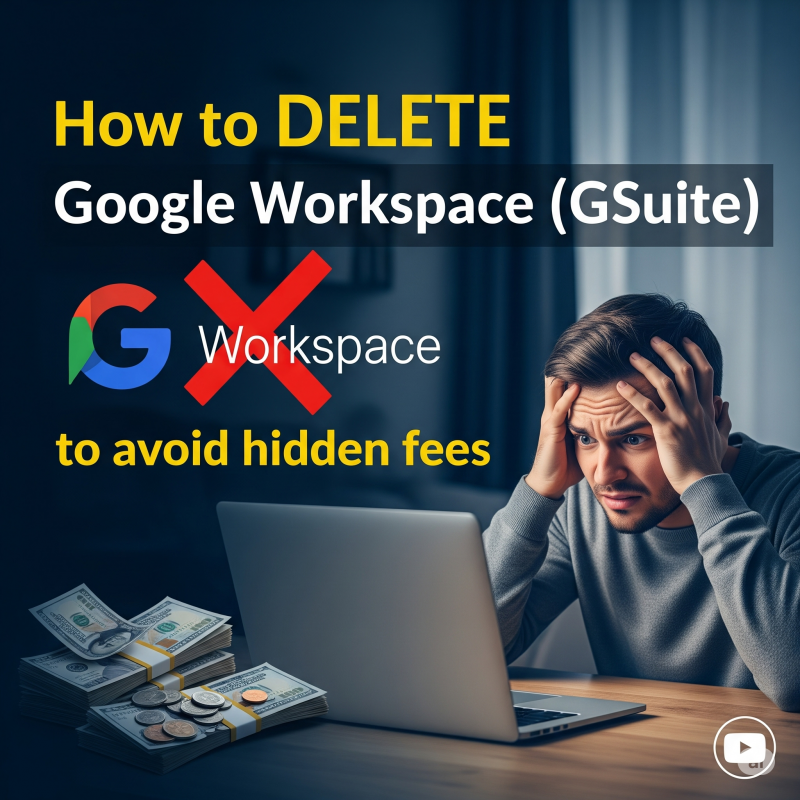 Cách xóa Google Workspace (Gsuite) tránh phát sinh phí ẩn